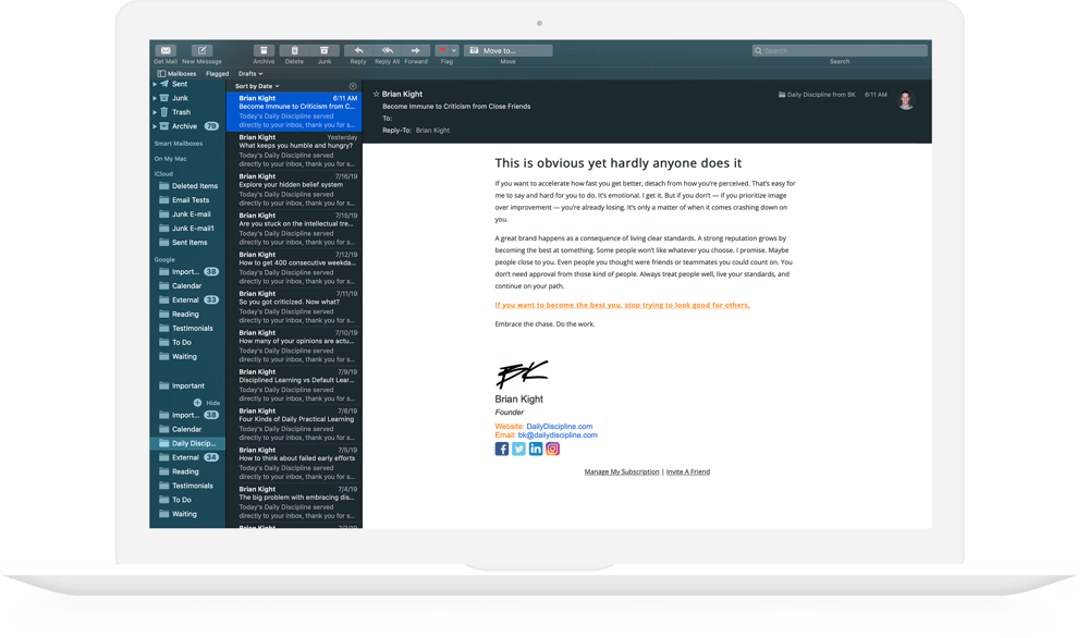 Daily Discipline with Brian Kight